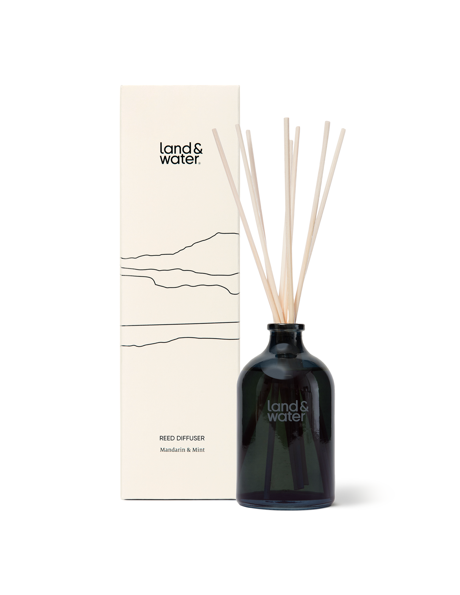 Mandarin & Mint Natural Reed Diffuser 115ml | land&water